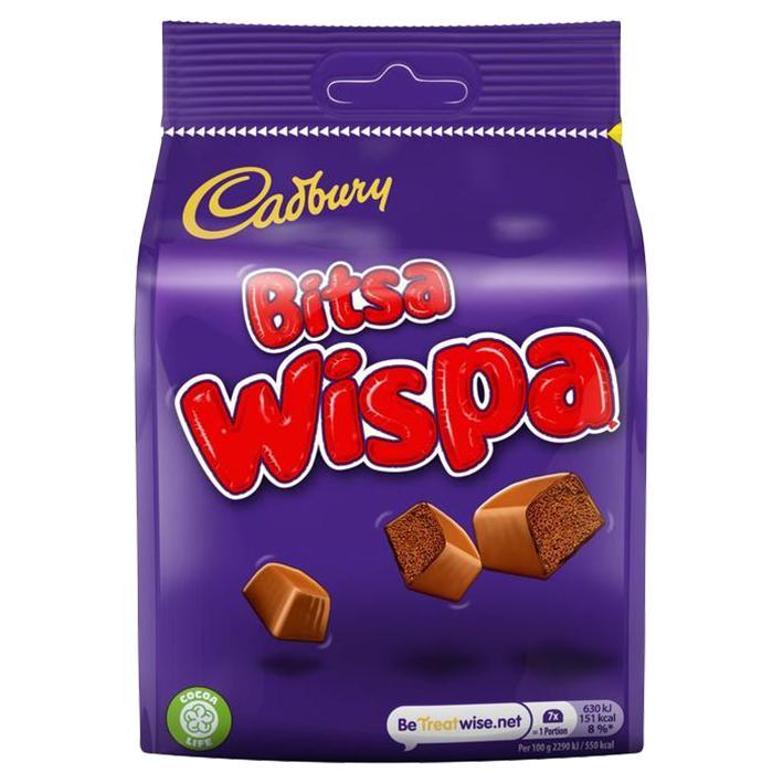 Cadbury Bitsa Wispa - 85g Bag - Economy Candy