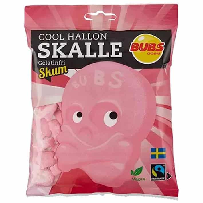 BUBS Skulls - Cool Raspberry Gummies - 90g Bag - Economy Candy