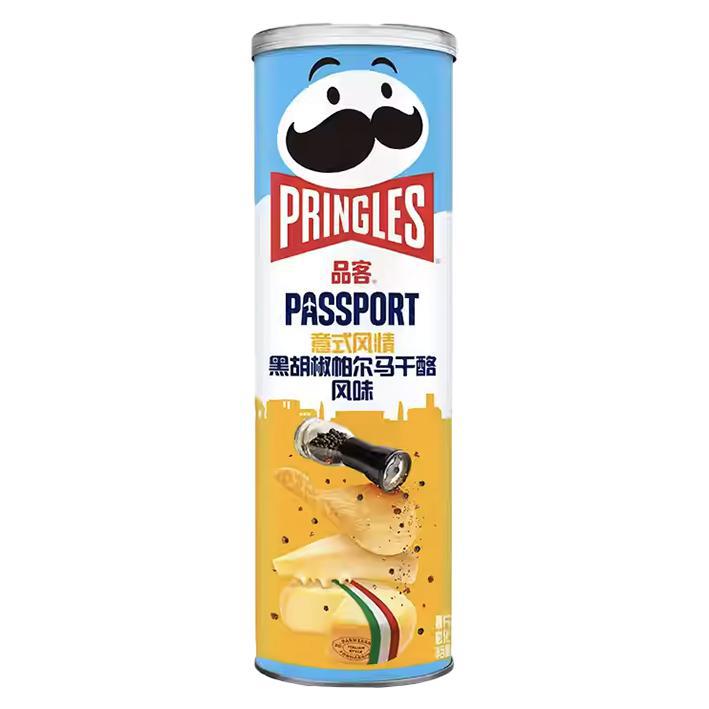 Pringles – Passport Italian Style Black Pepper & Parmesan | Economy Candy