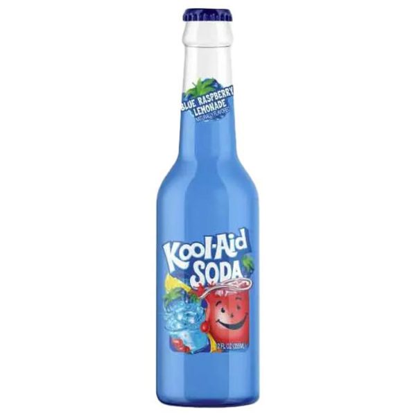 Kool-Aid Soda – Blue Raspberry Lemonade – 12oz Bottle | Economy Candy