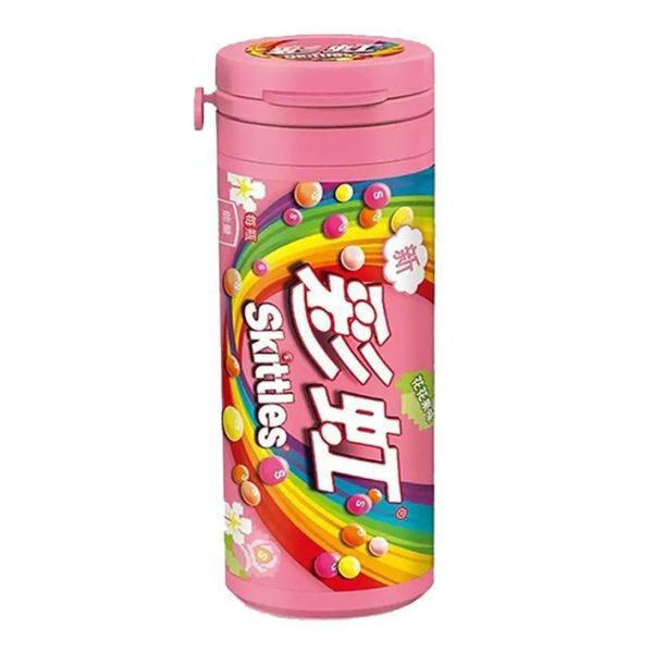 Skittles – Flower – Chinese – 30g Tube | Economy Candy