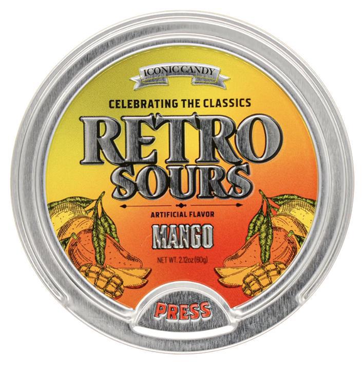 Retro Sours – Mango | Economy Candy